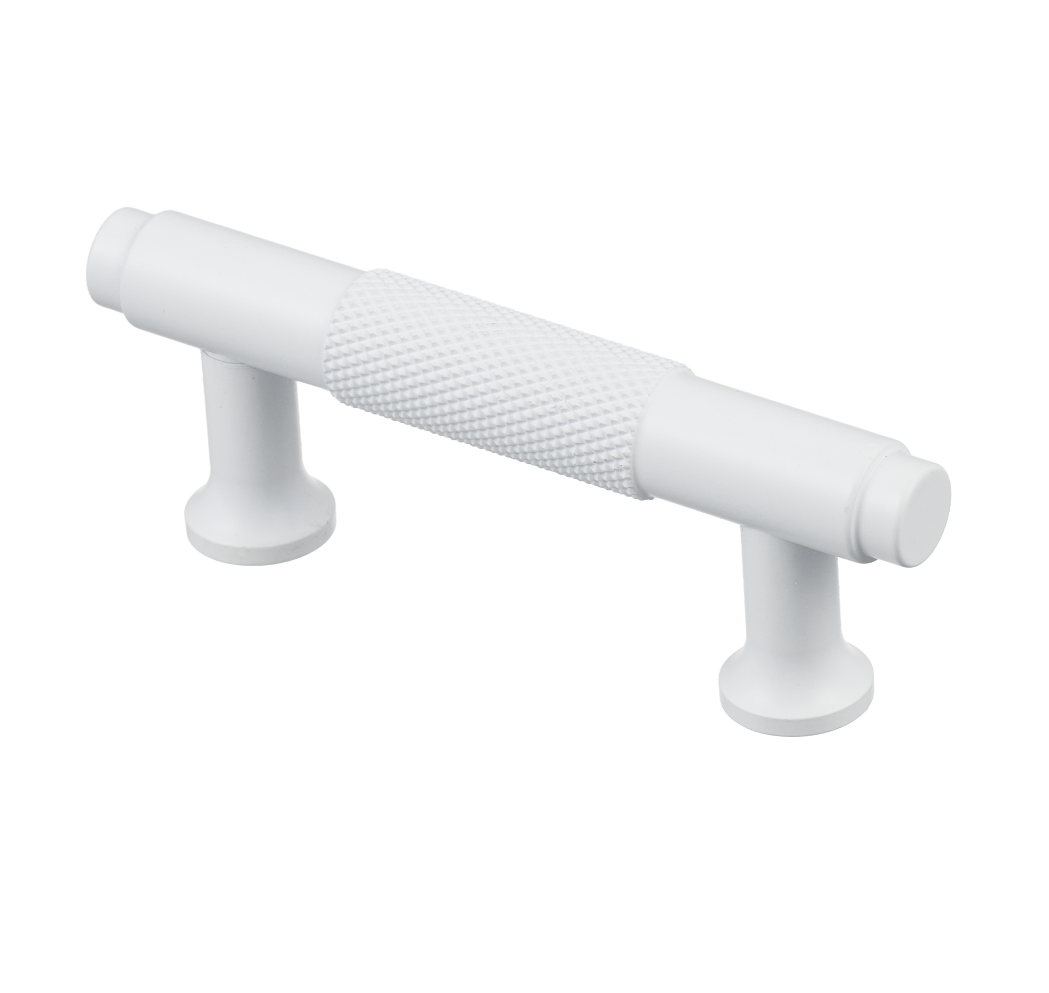 Handgreep Wit - diamond cut - 64mm/98mm