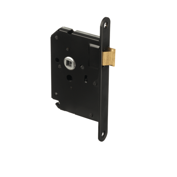 Zwart Loopslot - Insteekslot zonder Sluiting - 20X174mm & Doornmaat 50 mm